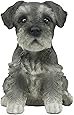 Ebros Realistic Miniature Schnauzer Puppy Statue 6.5" Tall Animal Dog ...