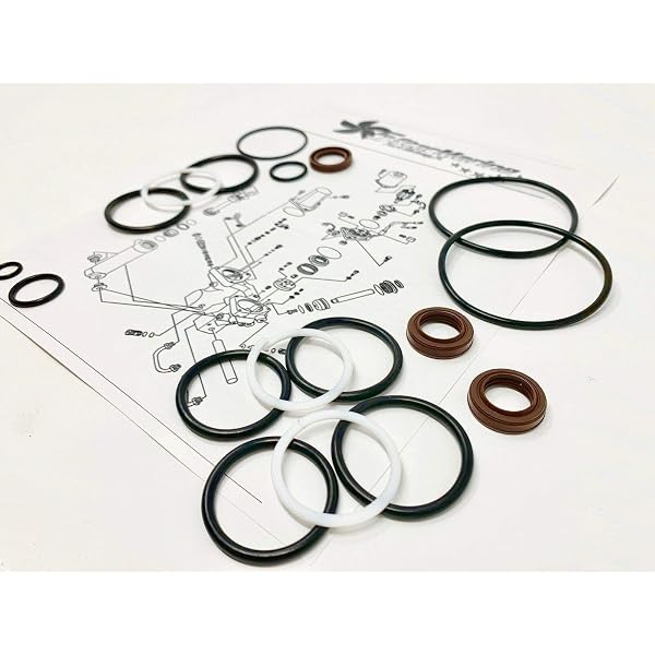 2 Stroke Outboard Seals Lower Unit Gearcase Seal Kit For 75-90HP 2 ...