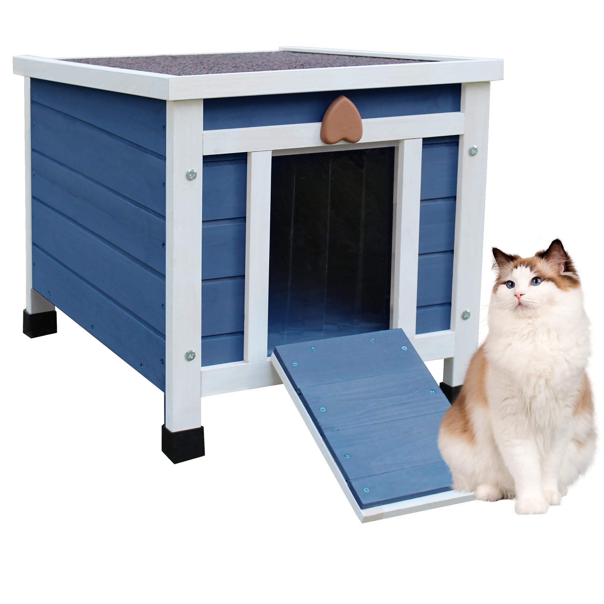 Rockever Outdoor Cat House,Outdoor cat Houses for Feral Cats ...