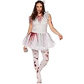 Amazon.com: Spirit Halloween Terrifier Adult Little Pale Girl Costume ...