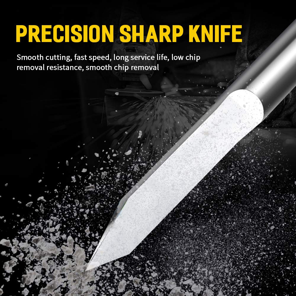 30 Degree V Groove Bit,0.1mm Carbide PCB Engraving Router Tool,Tungsten ...