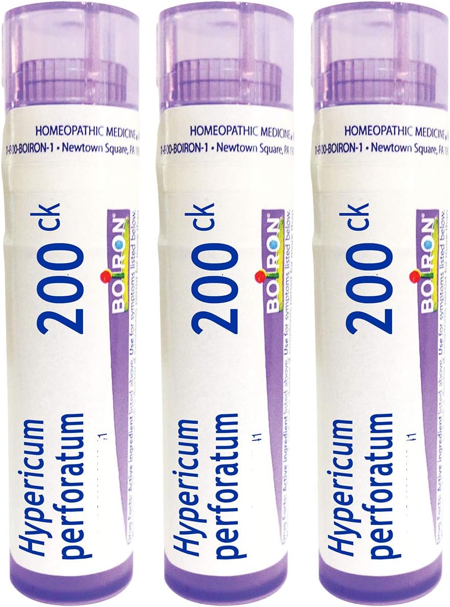 Amazon.com: Boiron Hypericum Perforatum 200ck, 80 Pellets, Homeopathic ...