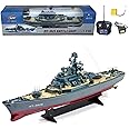 Amazon.com: RC Ht Radio Control Rc Battle Warship Boat Cruiser ...