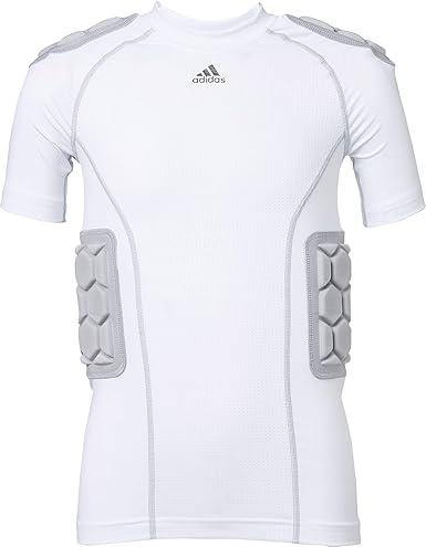 Amazon.com : adidas Youth/Kids Techfit Compression Padded Football Mesh ...