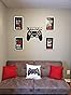 Amazon.com: Damdekoli Video Game Posters - Set of 4 - Black Red (11 x ...