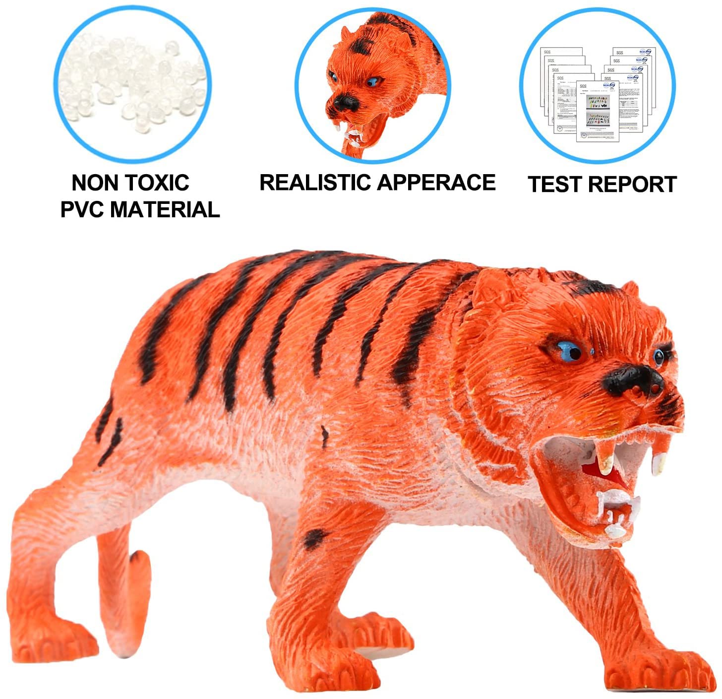 Mua Animal Figure,8 Inch Jumbo Jungle Animal Toy Set(12 Piece),Yeonha ...