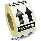 50 x This Way up Box labels for shipping. Parcel stickers 4 x 6 inch ...