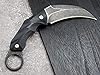 Ccanku C1692 Carbon Fiber Fixed Blade Knife,D2 Steel G10 Handle 4 ...