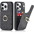 Amazon.com: Lipvina for iPhone 14 Pro Max Case with Card Holder,Credit Card Holder,Ring Stand ...