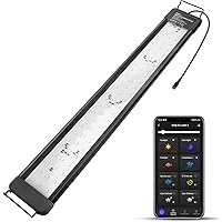 Amazon.com: hygger 40W Smart Aquarium Light, Bluetooth LED Light with App Control, Full Spectrum ...