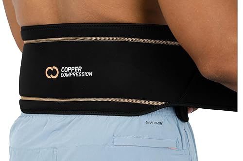 Copper Compression Lower Back Lumbar Support Brace, 1 Guaranteed ...