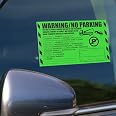 Amazon.com : 100 MESS Parking Violation Stickers, 8x5 in – Green Multi ...