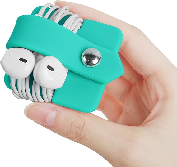 ELFRhino Silicone Earphone Organiser Earphone Wrap Winder Headphone ...