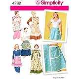 Amazon.com: Simplicity 8372 Sewing Pattern, Misses' Aprons, Size A (S,M ...