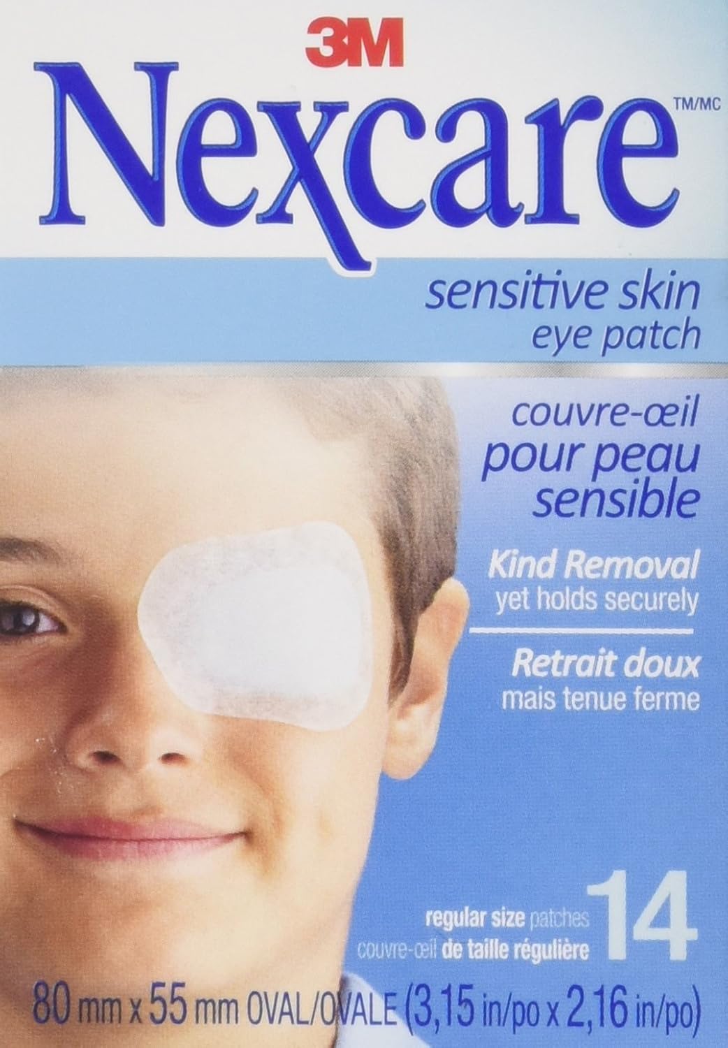 Nexcare Sensitive Skin Eye Patches, Regular Size, 14 Count: Amazon.ca ...