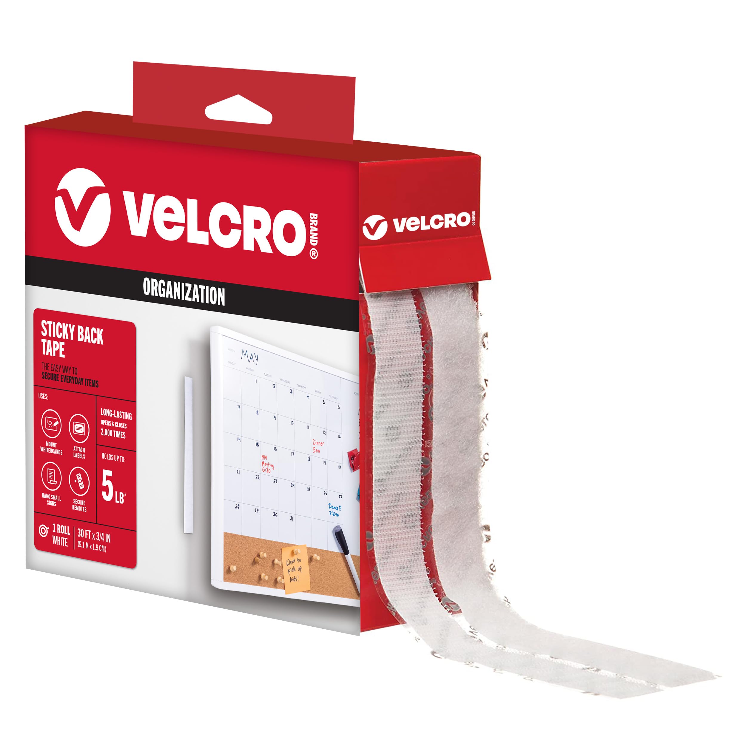 VELCRO Brand - Sticky Back Hook and Loop Fasteners – Peel and Stick ...