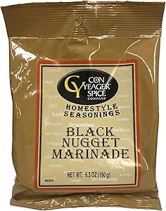 Amazon.com: Con Yeager Spices Black Nugget Marinade 5.3oz #39332 ...