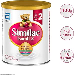 Isomil | Etapa 2, Fórmula Infantil a Base de Proteína de Soya para ...