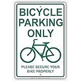 Amazon.com: SmartSign - K-4259-EG-12x18 -K-4259-EG "Bicycle Parking ...
