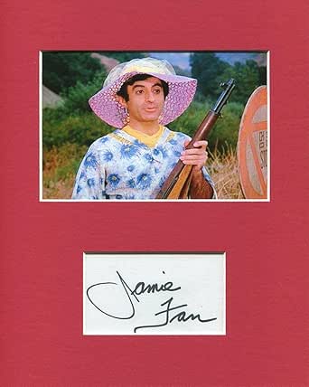 Jamie Farr MASH Star Klinger Signed Autograph Photo Display - Movie Cut ...
