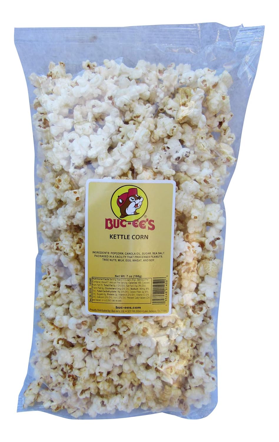 Amazon.com: Buc-ee's Gourmet Sweet & Salty Kettle Corn Popcorn, One 7 ...