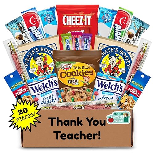 Hangry Kits Teacher Appreciation Variety Snack Box - Bulk Candy ...