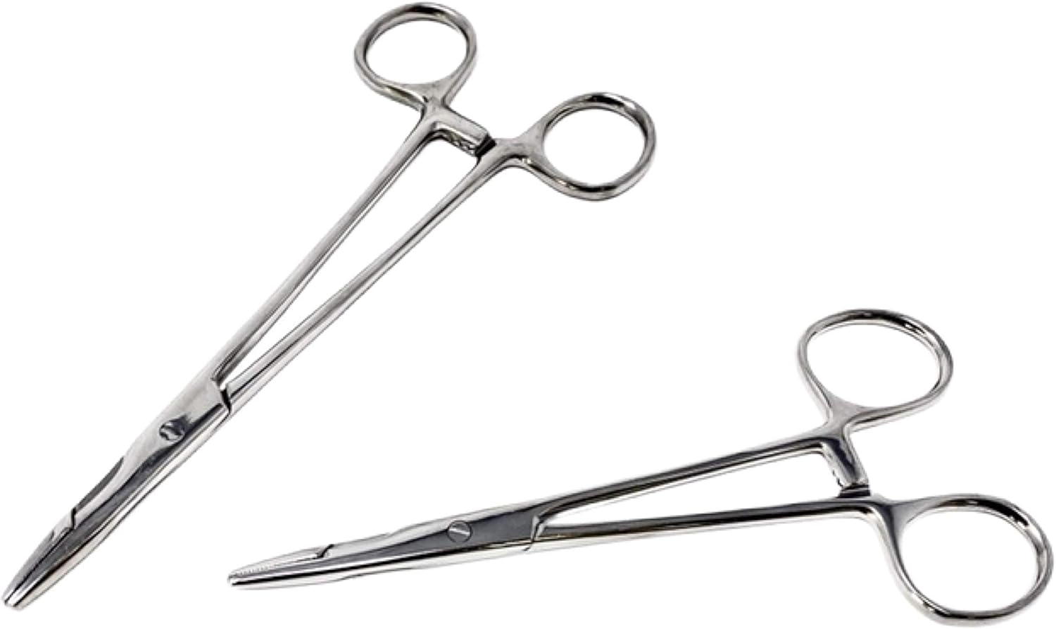 Amazon.com: Set of 2 Olsen Hegar Needle Holder Clamps - Hemostats with ...