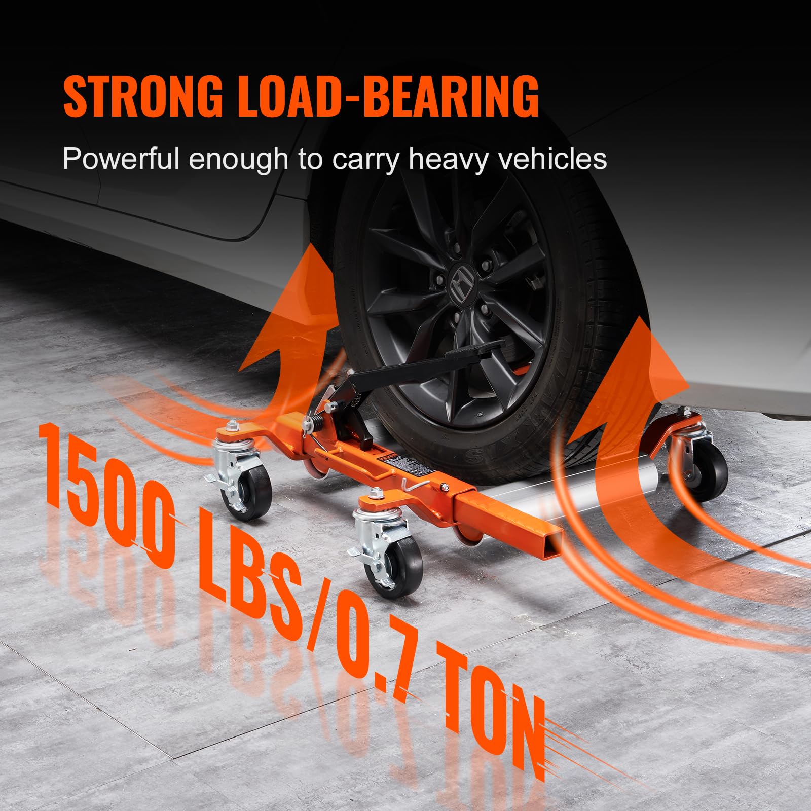 Mua VEVOR Wheel Dolly, 1500 LBS Car Wheel Dolly, Mechanic Lift with ...