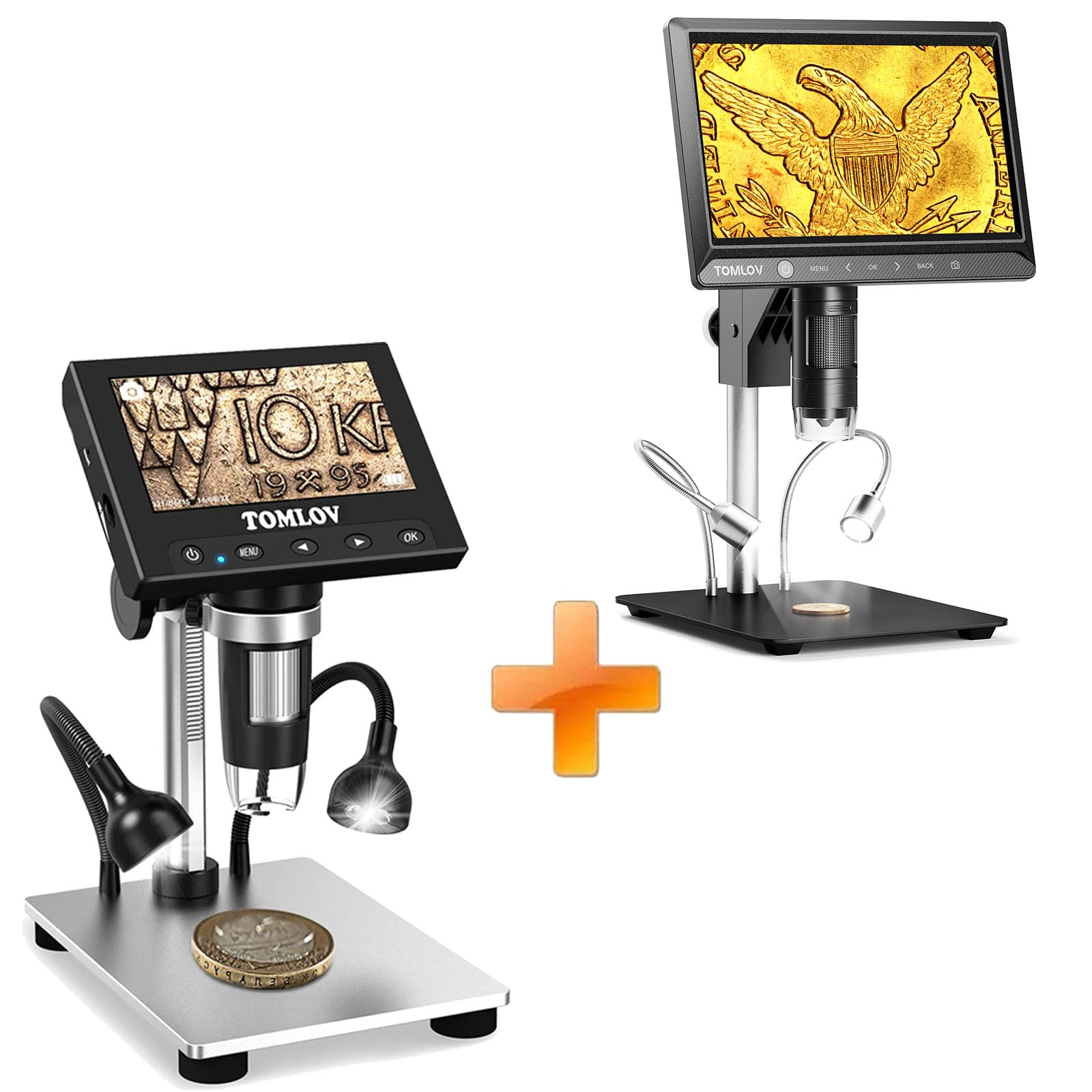 Mua TOMLOV DM702 10.1" Digital Microscope, Coin Microscope Full View ...