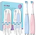 Amazon.com: FUMEIKANG Kids Electric Toothbrushes 2 Pack Smart Sonic Toothbrush for Boys and ...
