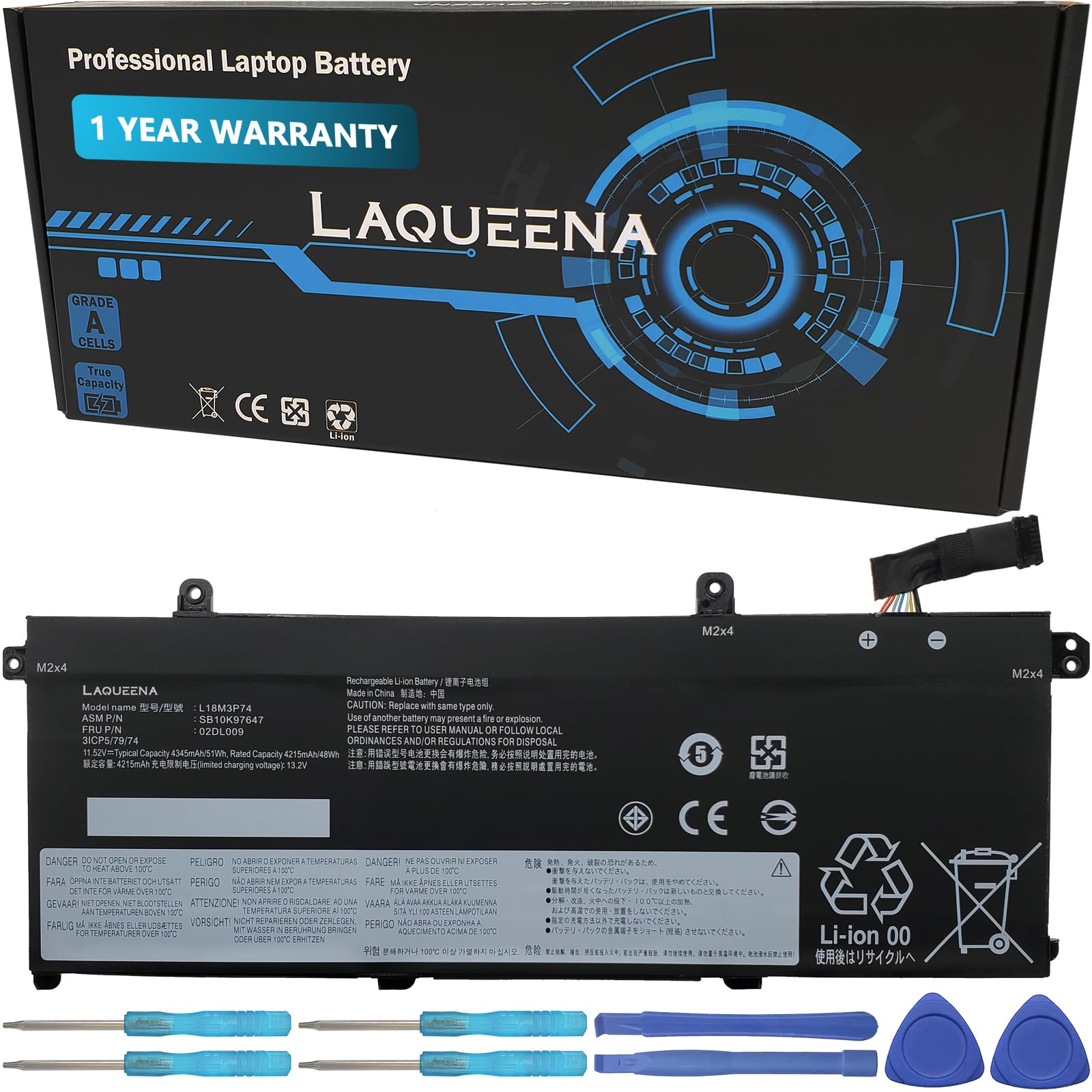 Mua L18M3P74 Laptop Battery Compatible with Lenovo ThinkPad T490 T495 ...