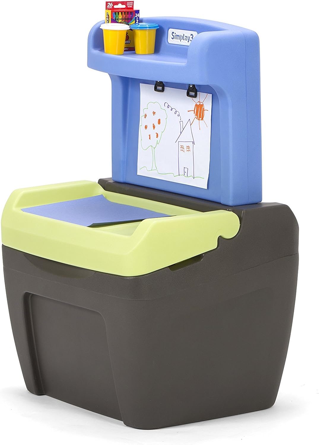 Simplay3 217070 Toy Box Easel, Multi-Colour – BigaMart