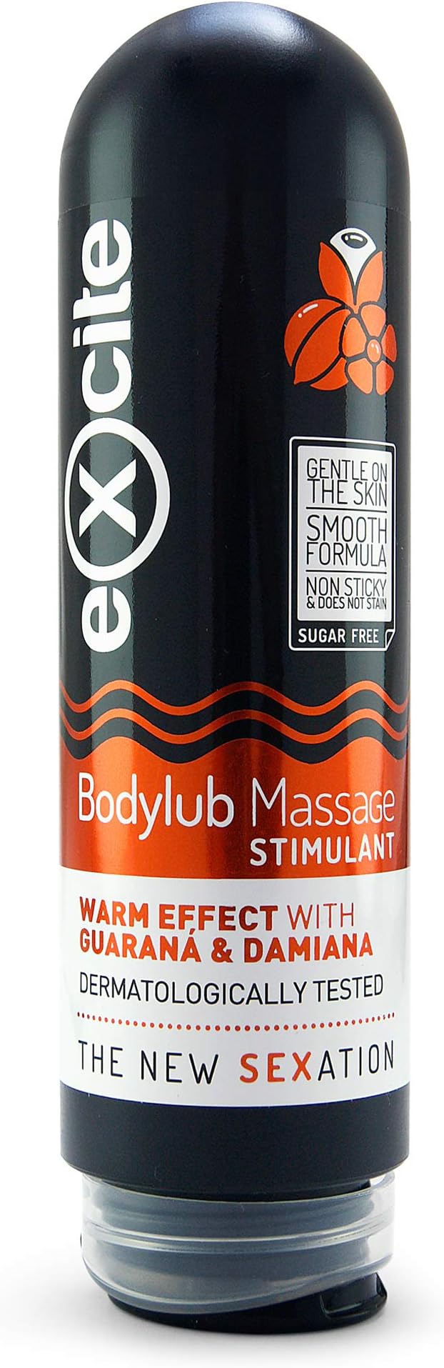 EXCITE Intimate massage waterbased Lubricant Gel with organic Guaraná ...