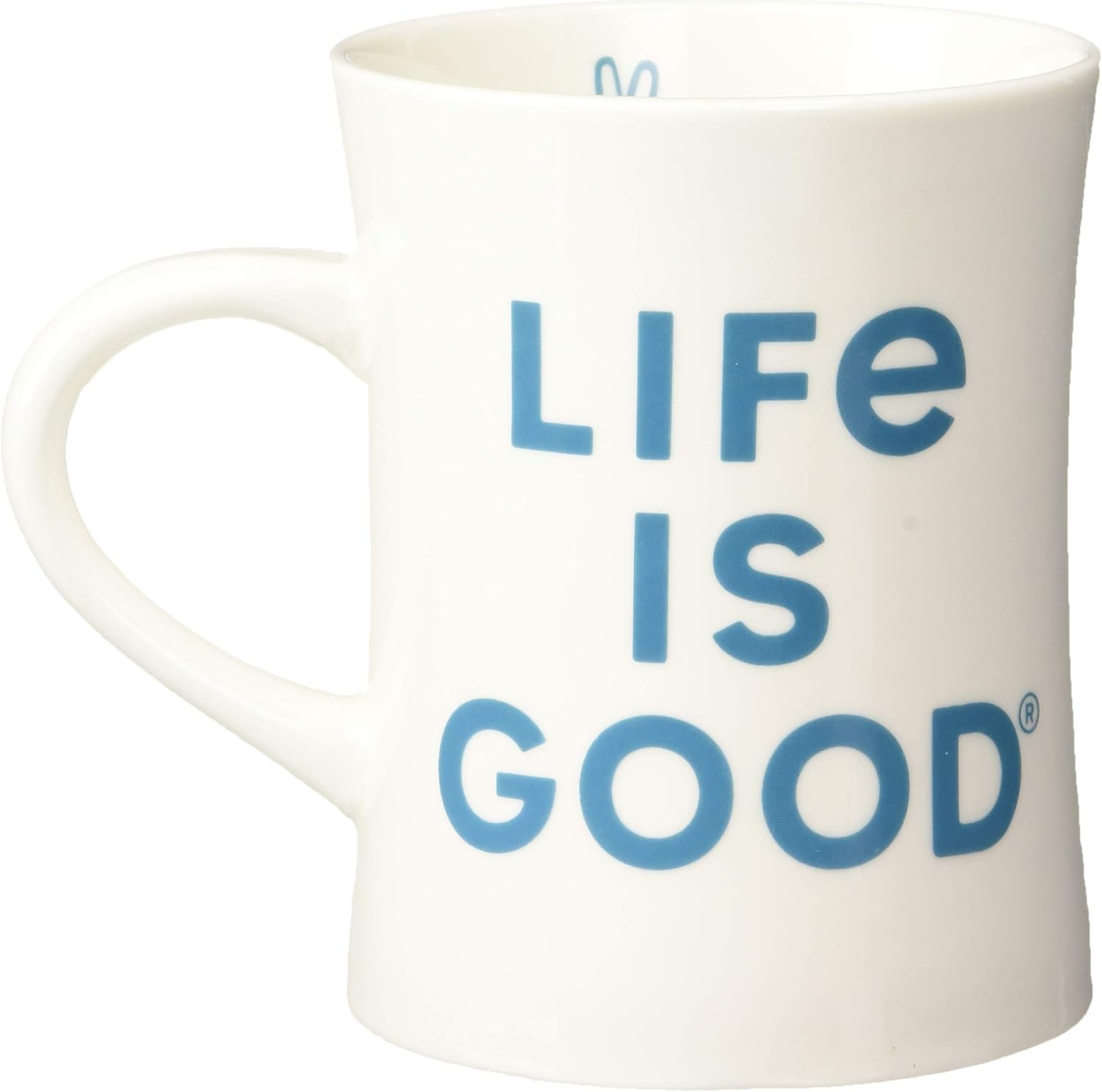 Amazon.com: Life is Good Coffee Mug, Logo Cloud White, One Size: Clothing