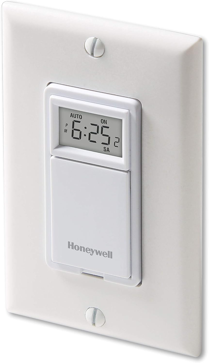 Timer Honeywell 7-Day Programmable Wall Mount Timer Switch For Lights ...