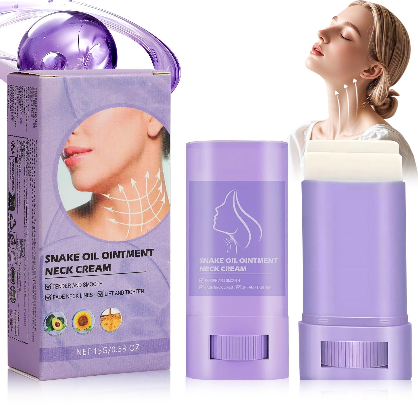 satasiam Samuwak Neck Care Stick,Neck Firming Stick, Anti-Aging Neck ...