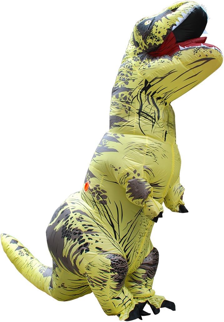 JASHKE Inflatable Costume Trex Dinosaur Costumes Halloween Costume ...