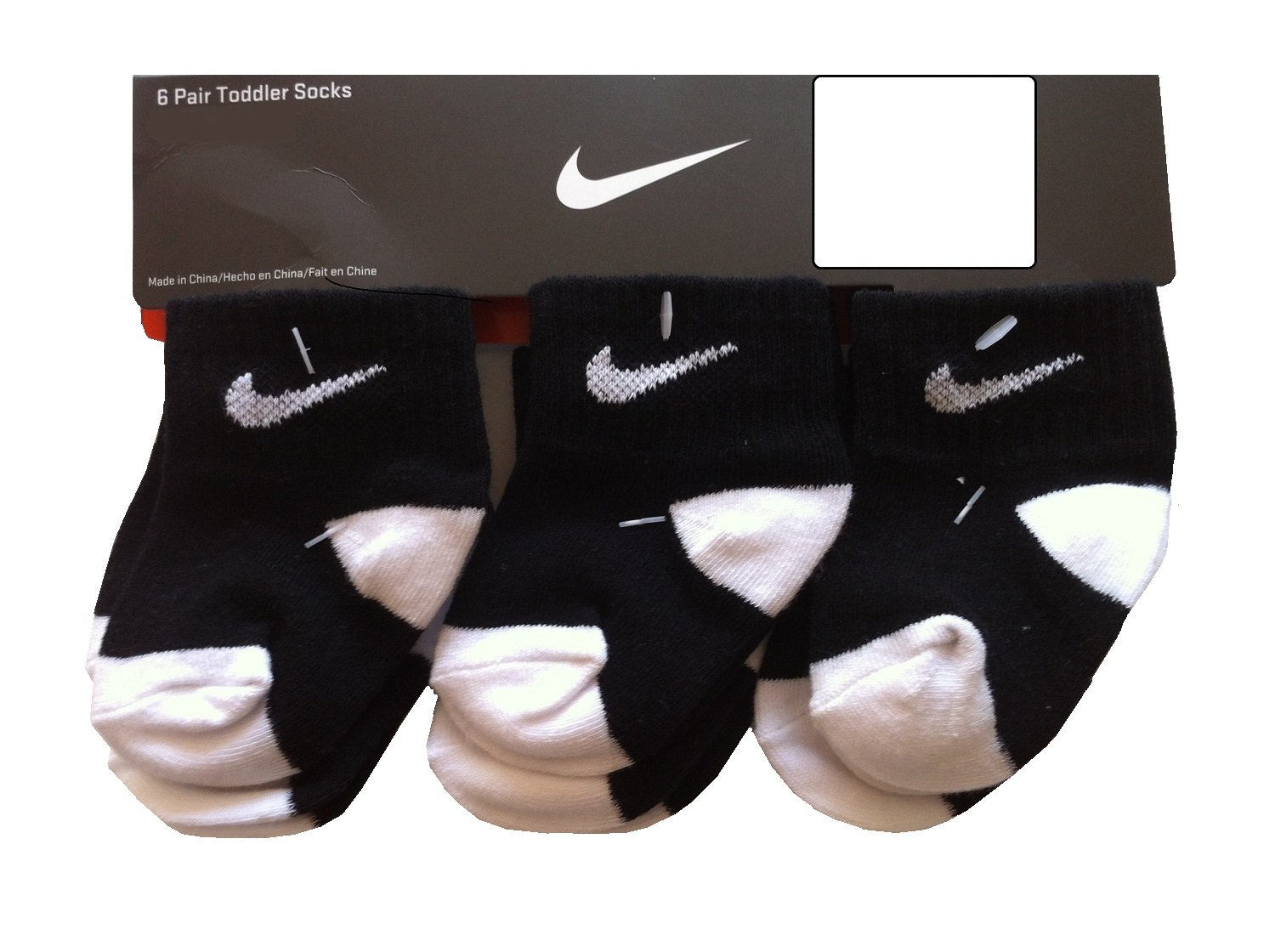 Amazon.com: Nike 6 Pair Toddler Socks, Size 12-24 Months: Baby