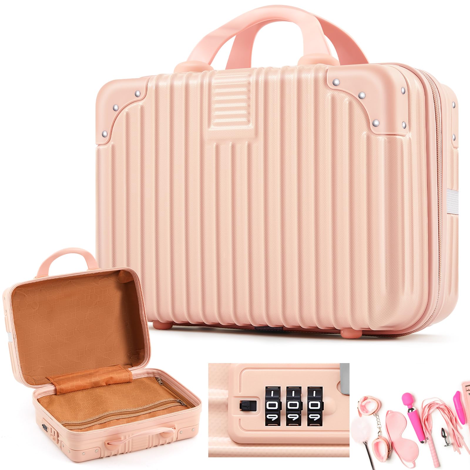 Amylove Adult Game Toy Storage Organizer Case for Women and Men Lock ...