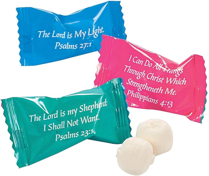 Bible Verse Buttermints - Candy and Food: Amazon.ca: Toys & Games