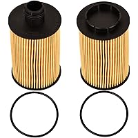 HIFROM (Pack of 2) Replacement Oil Filter 68229402AA Compatible with ...