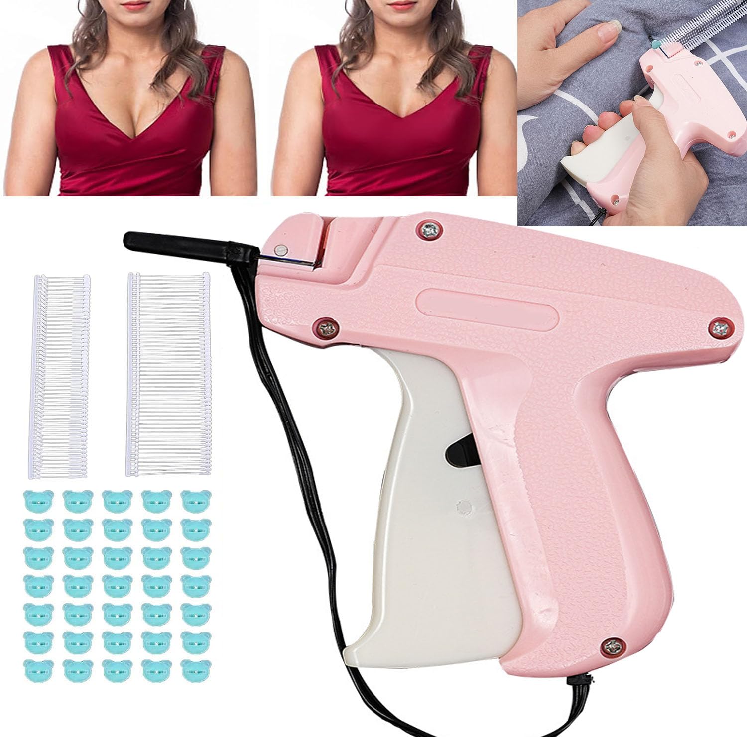 Quick Clothing Fixer,Mini Stitch Gun for Clothes,Clothing Stitch ...