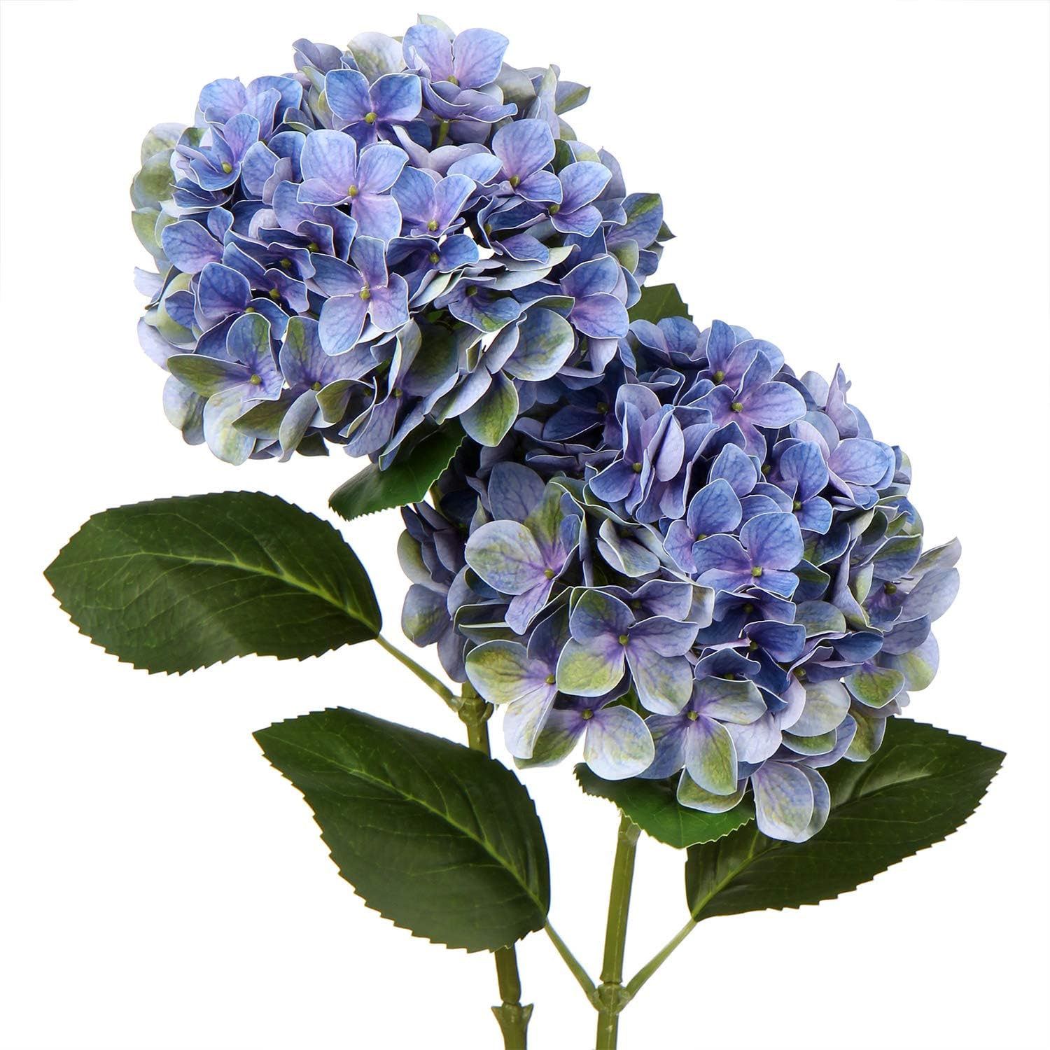 Briful Artificial Hydrangeas Real Touch Fake Hydrangea Flower Pick 3D ...