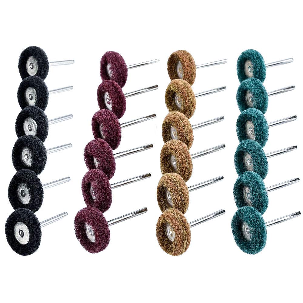 XHXSTORE 40Pcs Abrasive Wheel Buffing Polishing Wheel Finishing ...