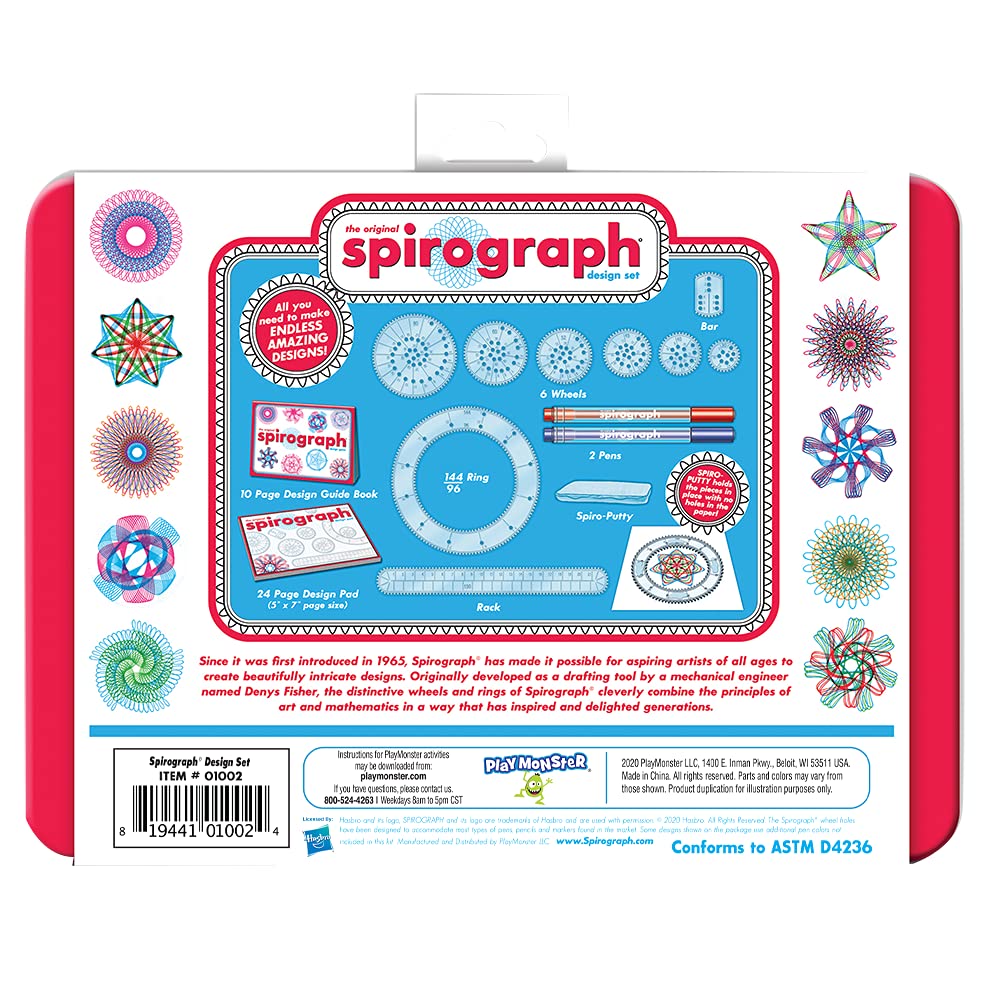 Mua Spirograph Design Set Collectors Tin – Arts and Crafts, Kids Toys ...