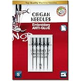 Amazon.com: Organ Anti-Glue Super NonStick Embroidery Sewing Machine Assorted Needles – Size 90/ ...