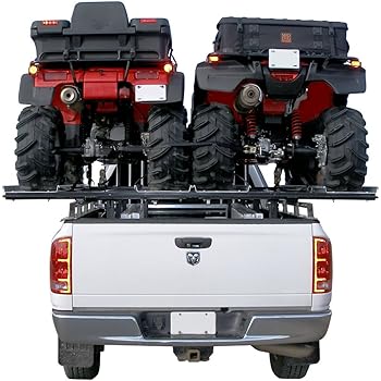 Amazon.com: Rage Powersports Double ATV Carrier Rack & Loading Ramps ...