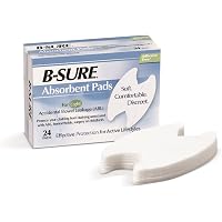 Amazon.com: B-Sure Absorbent Pads, Pack of 24 : Health & Household