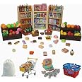 Amazon.com: 180Pcs Mini Shopping Cart Playset - Pretend Grocery ...