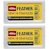 Amazon.com: Feather Double Edge Safety Razor Blades - (50 Count ...